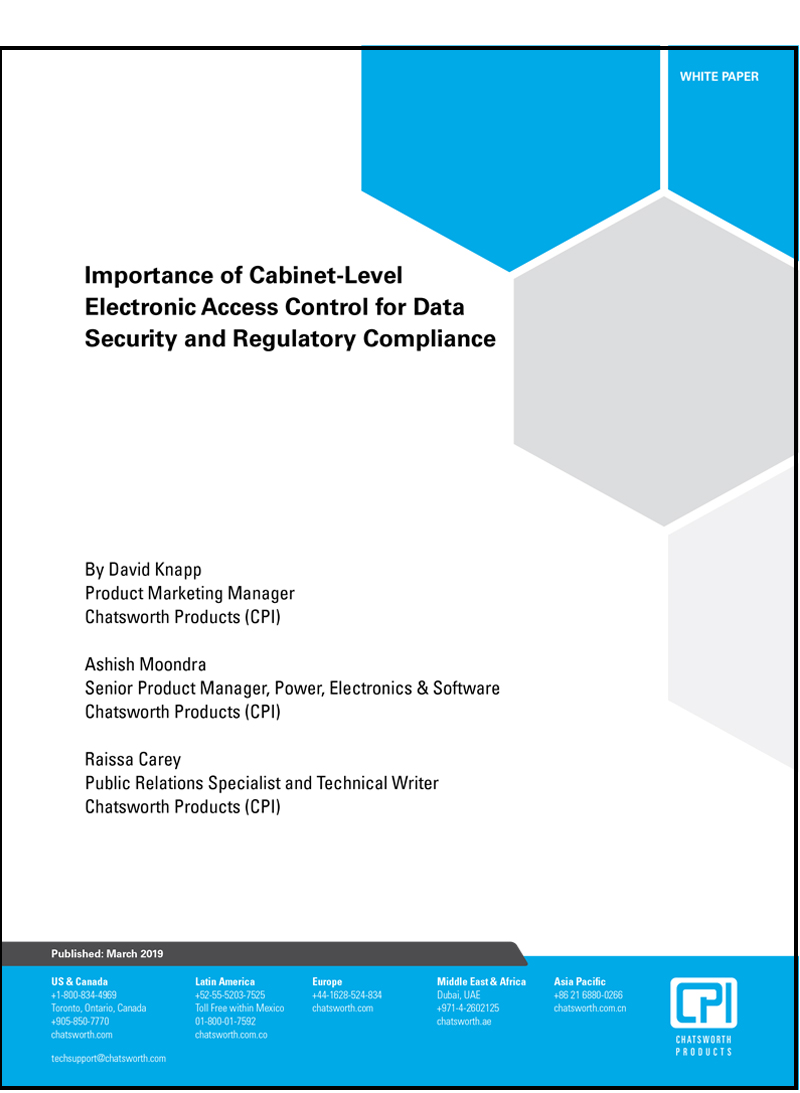 Importance of Cabinet-level Electronic Access Control for Data Security ...