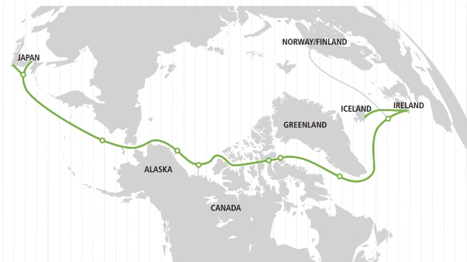 New Pan-Arctic Fibre cable will connect Iceland and Japan - Datacenter ...